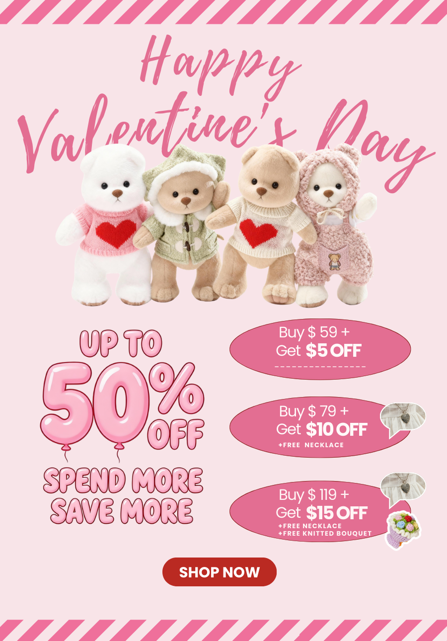 Jointed Poseable Teddy Bears | Mix & Match 100+ Outfits | Teddy Huggy